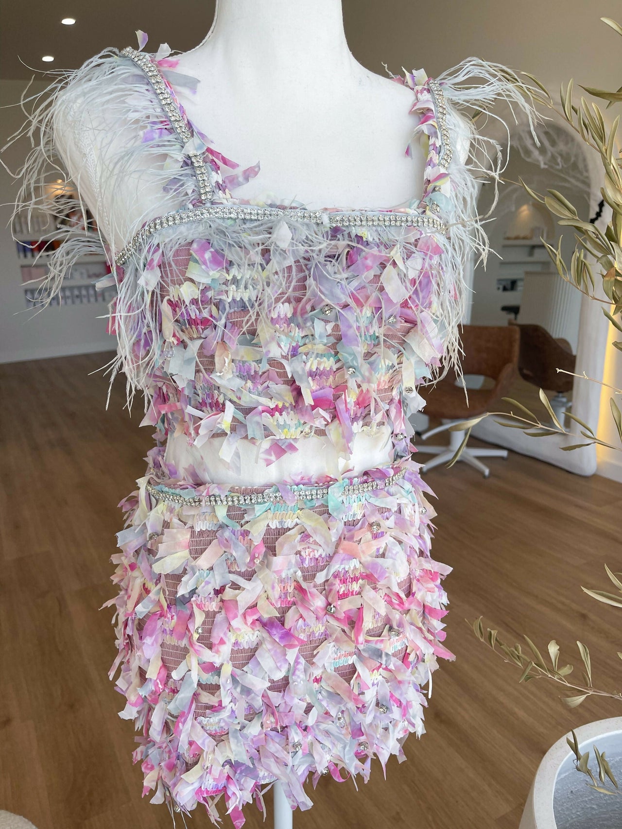 Jessica Barra Farley Feather Set | Passion For Fashion
